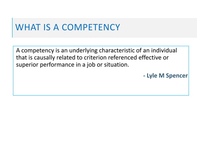 Competency based interviewing skills | PPTX