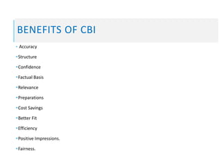 Competency based interviewing skills | PPTX