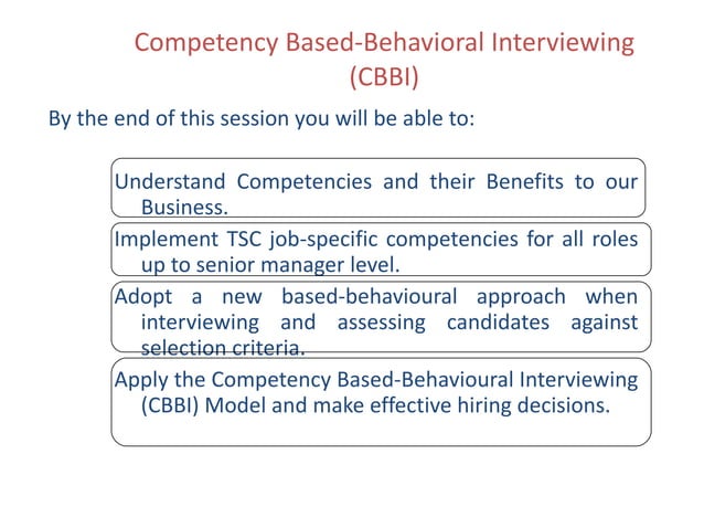Competency based interviews | PPT | Resume Writing and Advice | Job Search