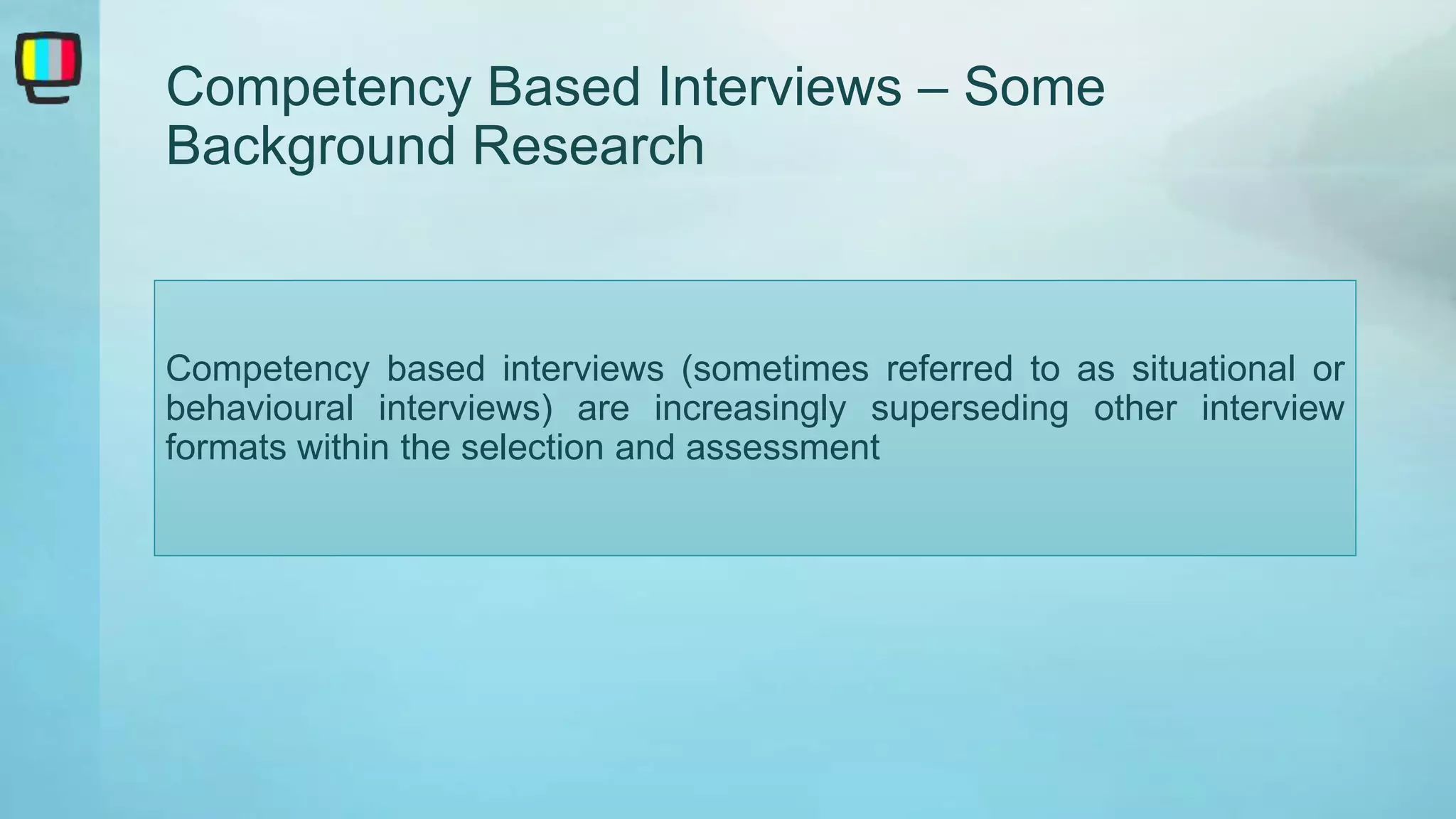 Competency based interviews 1 (1) | PPTX