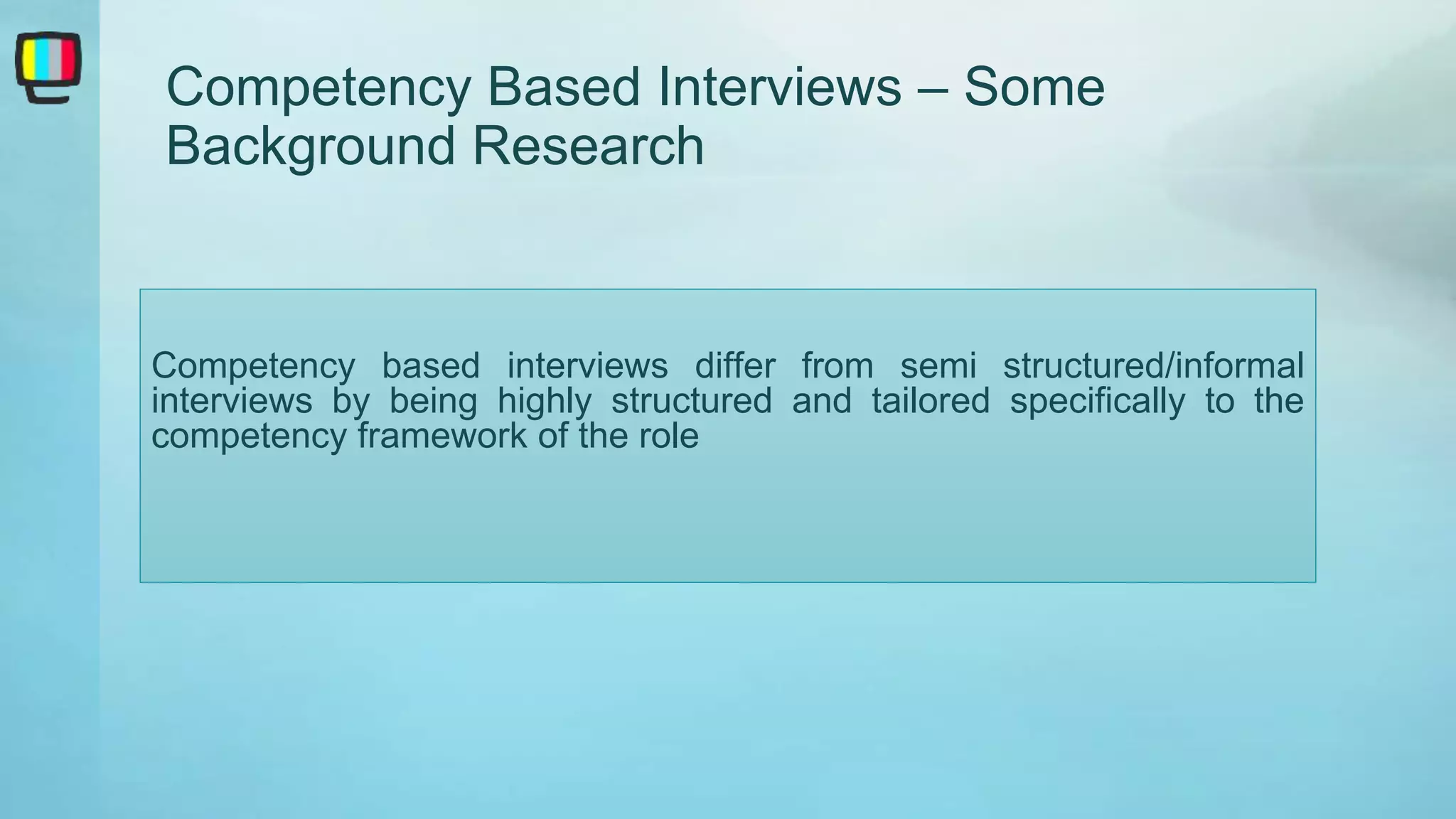 Competency based interviews 1 (1) | PPTX | Resume Writing and Advice | Job Search