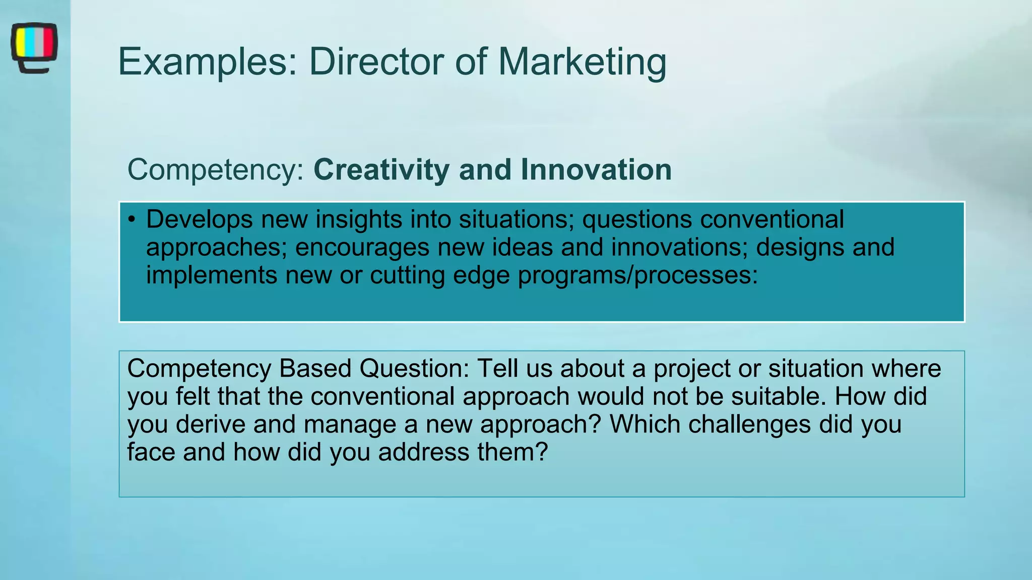 Competency based interviews 1 (1) | PPTX