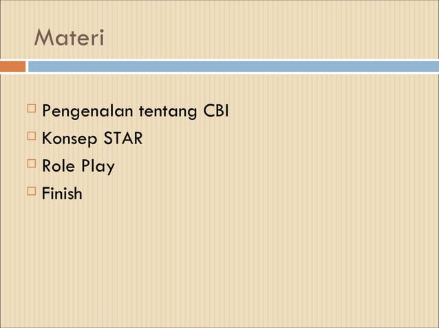 Competency Based Interview Star Concept (Bahasa Ver) | PPT