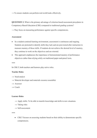 Competency Based Language Teaching (CBLT) | PDF