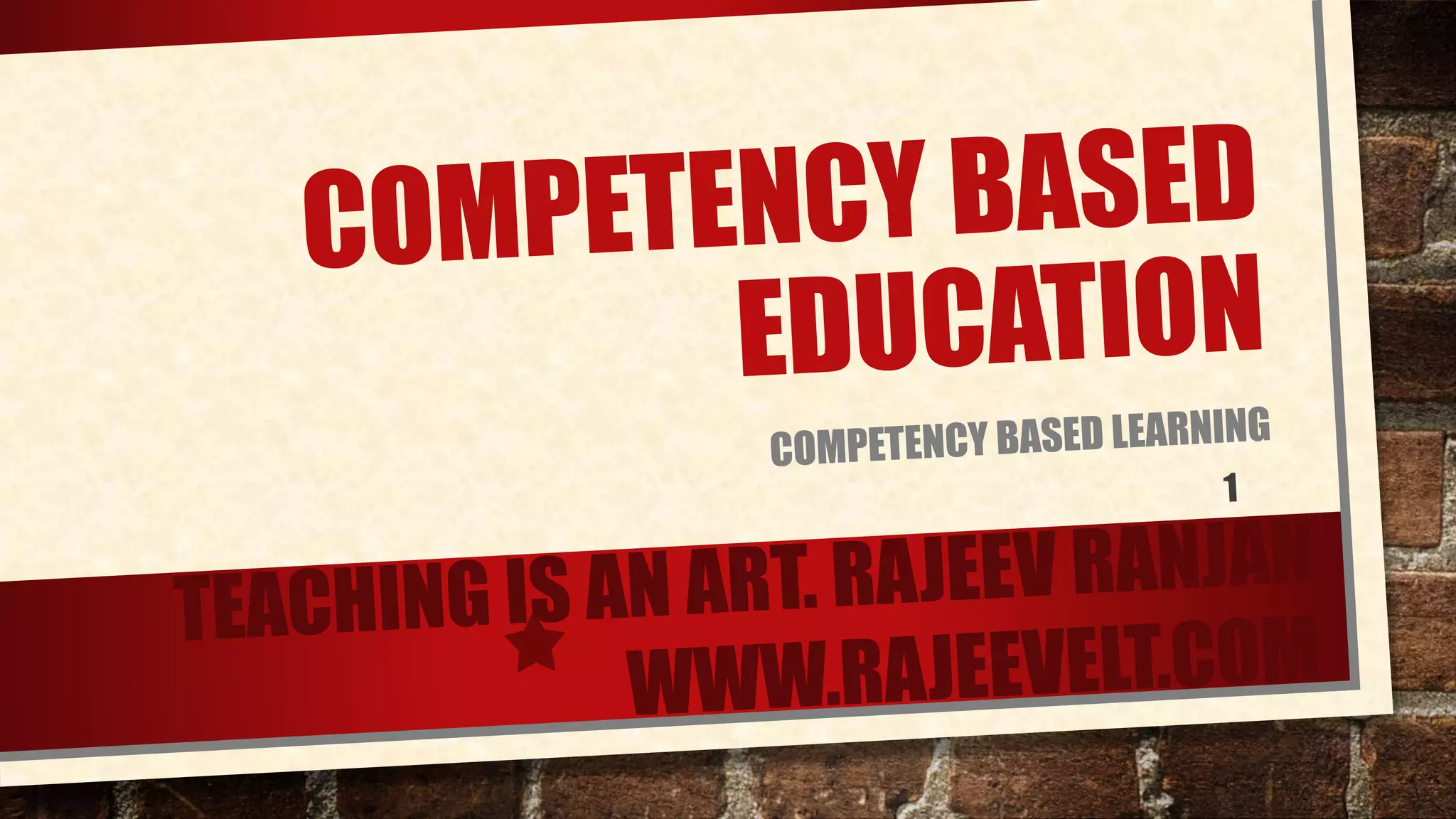 Competency Based Learning- Importance and Benefits | PPTX