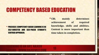Competency Based Learning- Importance and Benefits | PPTX