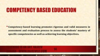 Competency Based Learning- Importance and Benefits | PPTX