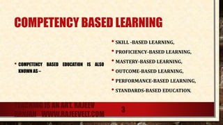 Competency Based Learning- Importance and Benefits | PPTX