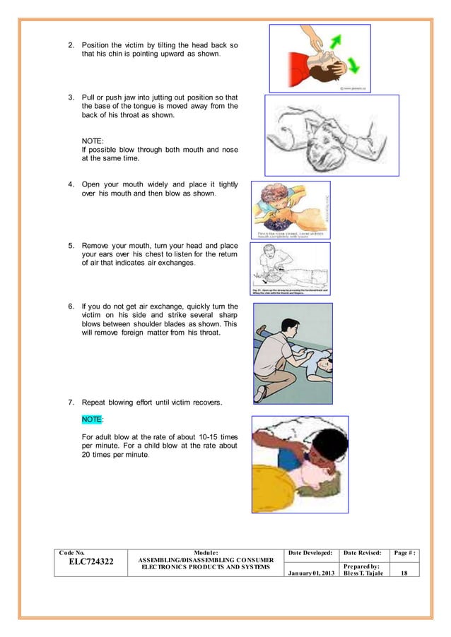 Competency based learning material assembling and disassembling | DOCX