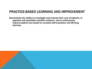 Competency-based Medical Education | PPTX