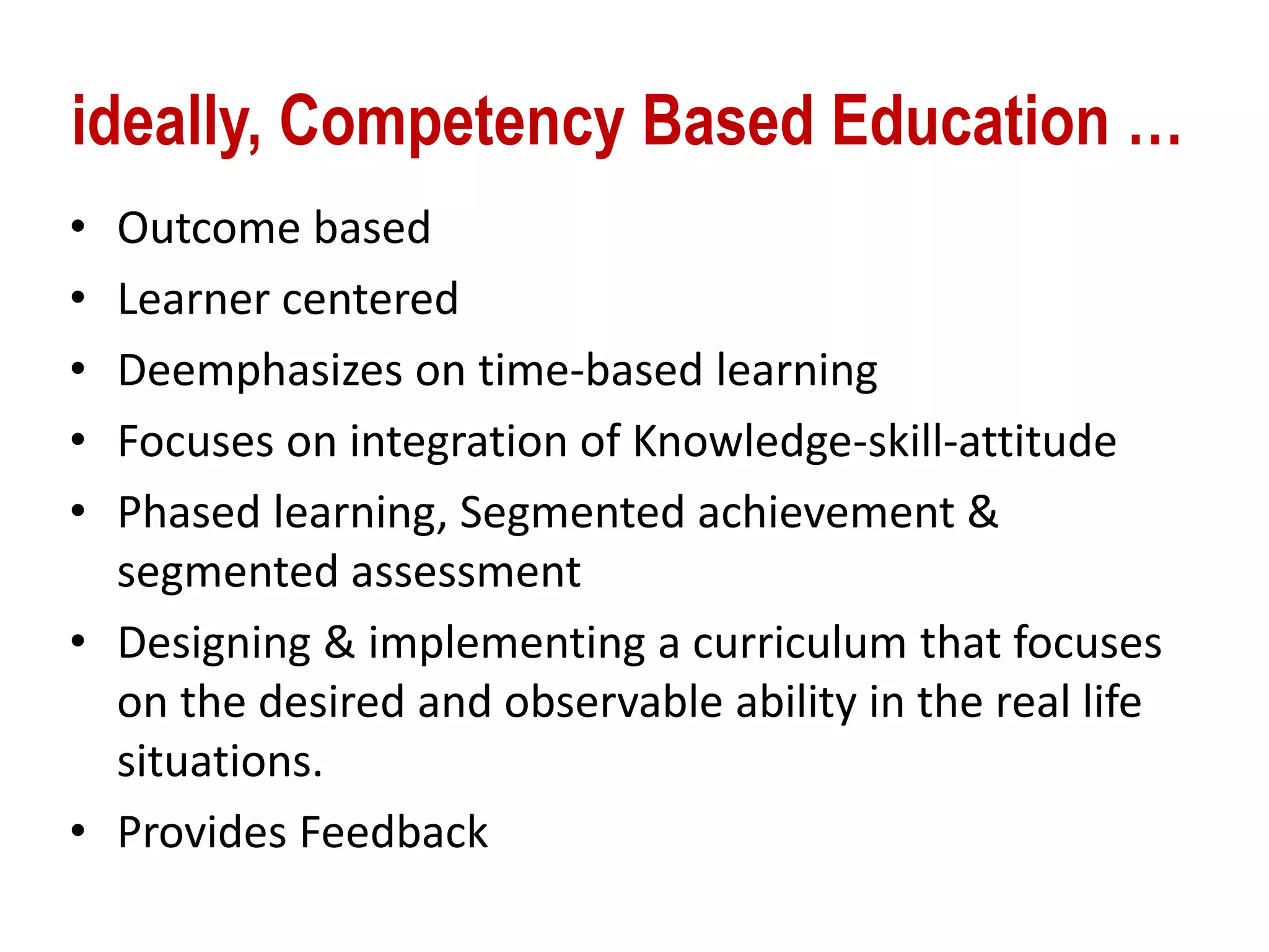 Competency based medical education | PPTX