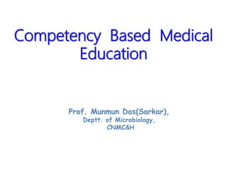 Competency based medical education | PPTX