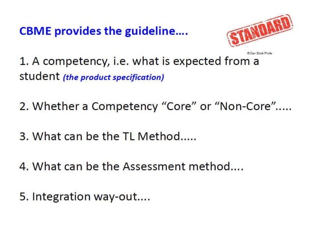 Competency based medical education | PPTX | Education industry | Industries