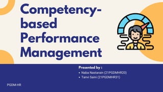 Competency Based Performance Management