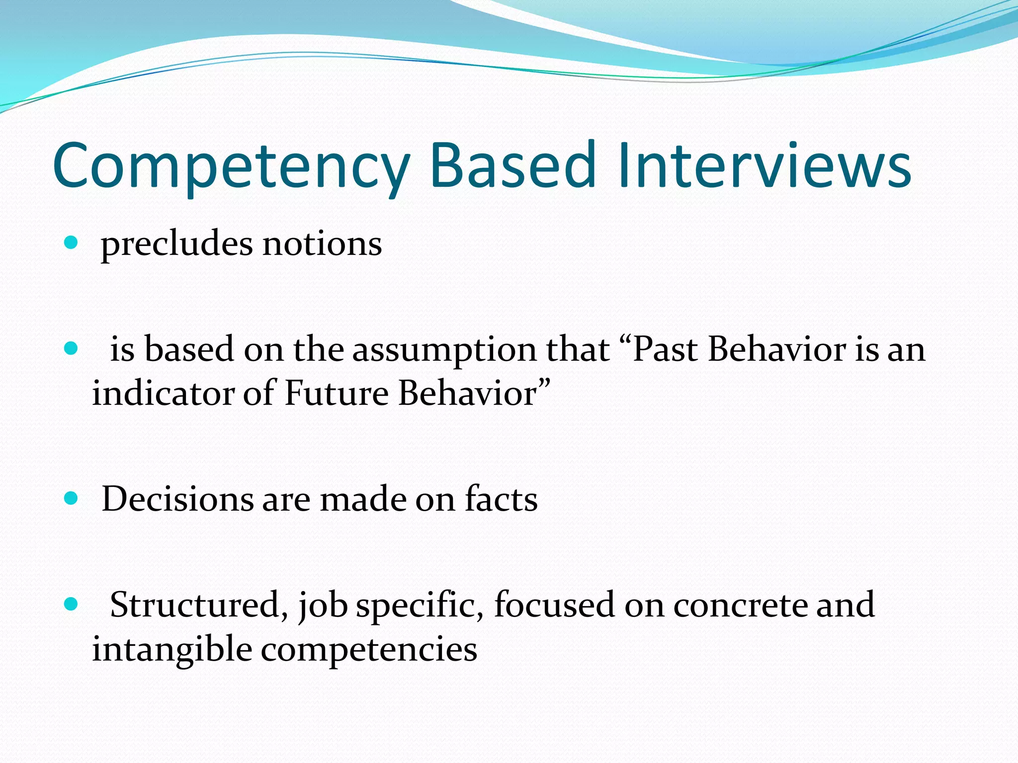 Competency based recruitment | PPTX