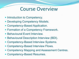 Competency Based Selection System Pub | PPTX