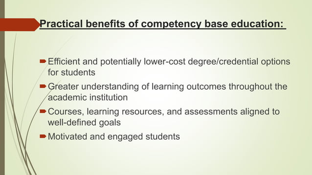 Competency based teaching | PPTX | Educational Assessment | Education