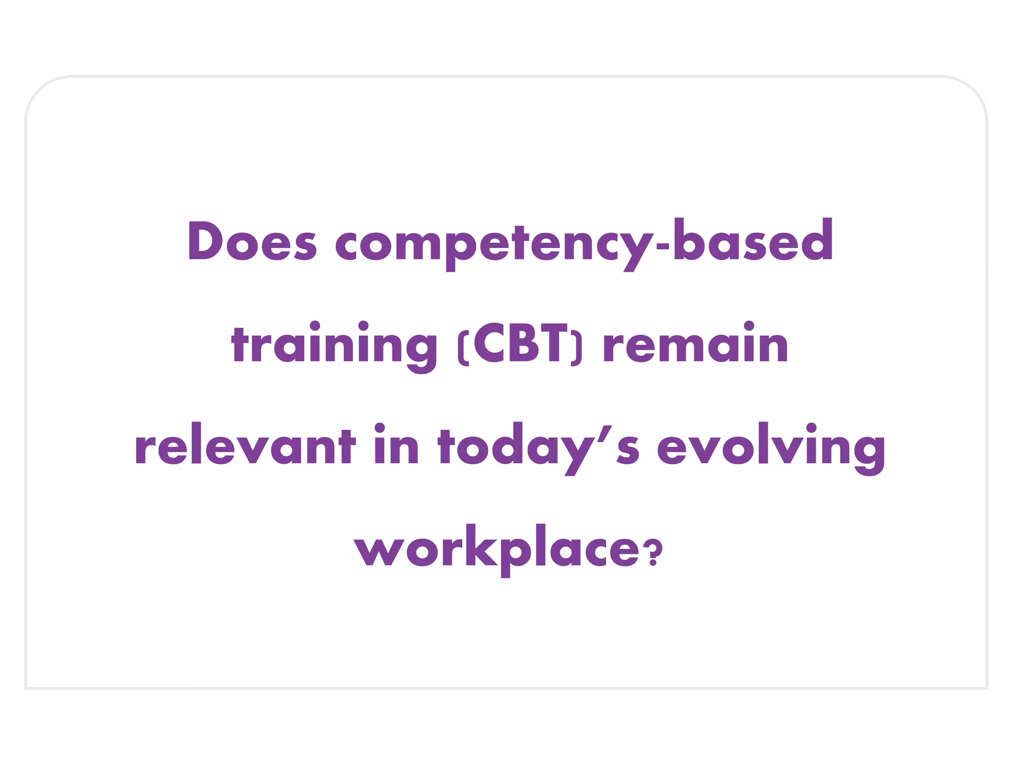 How to Create a Competency-Based Training Program | Webinar 01.20.15