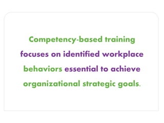 How to Create a Competency-Based Training Program | Webinar 01.20.15