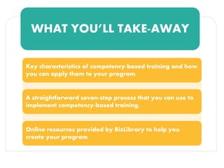 How to Create a Competency-Based Training Program | Webinar 01.20.15