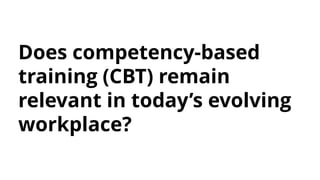 7 Steps to Create a Competency-Based Training Program | PPT