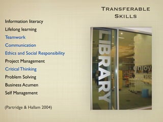 The Competency Convergence: Core Skills and Knowledge of Library and ...