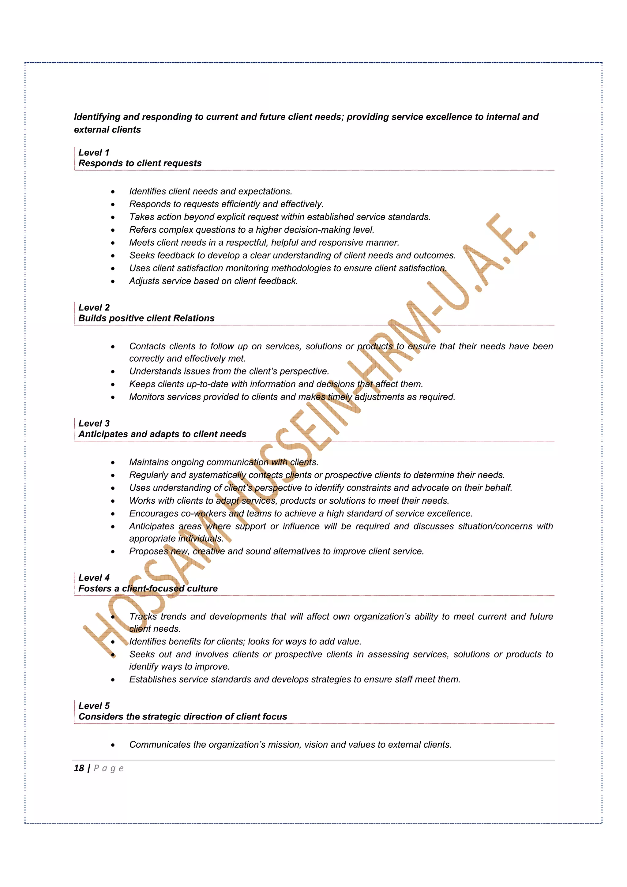 Competency dictionary | PDF