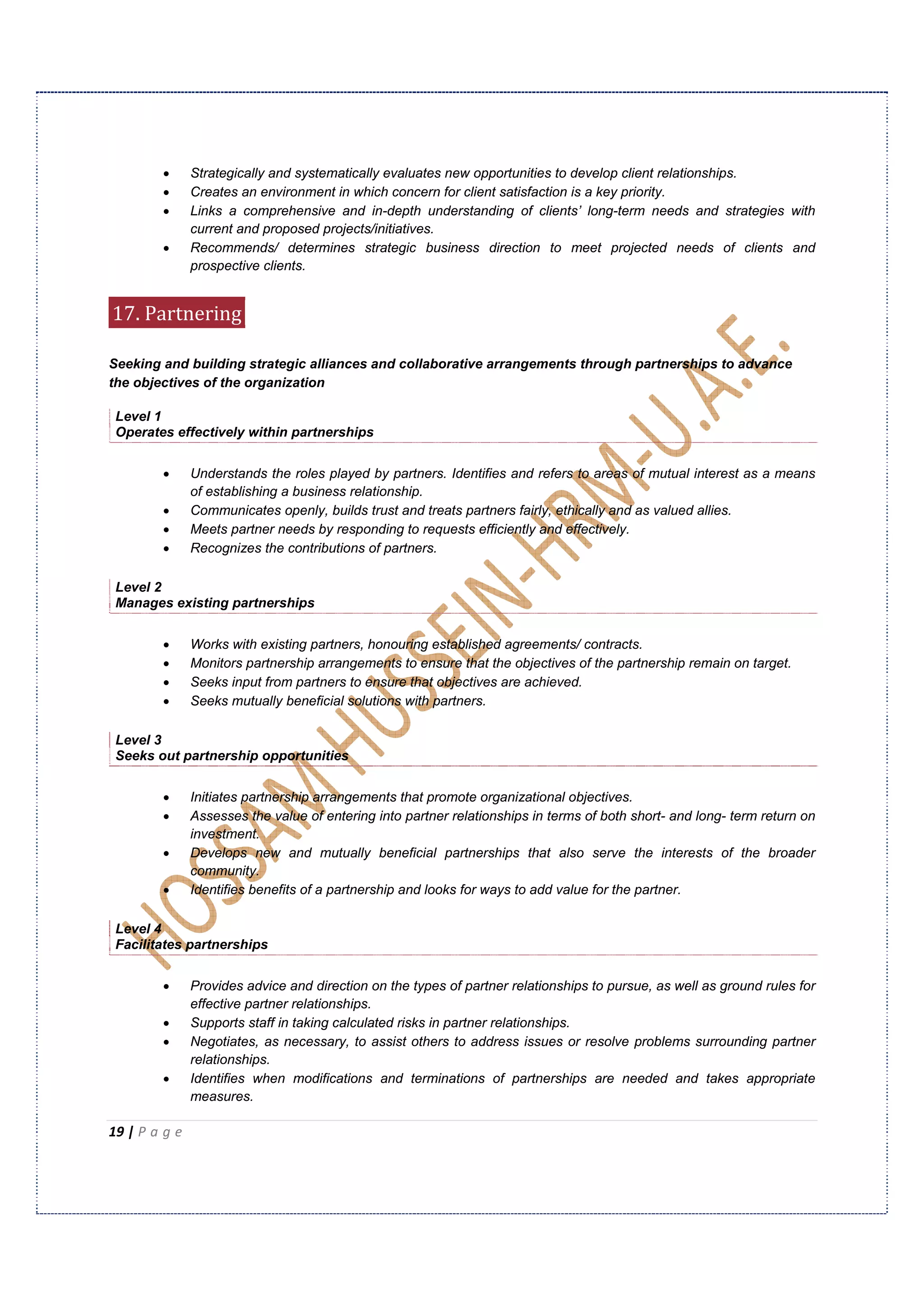 Competency dictionary | PDF