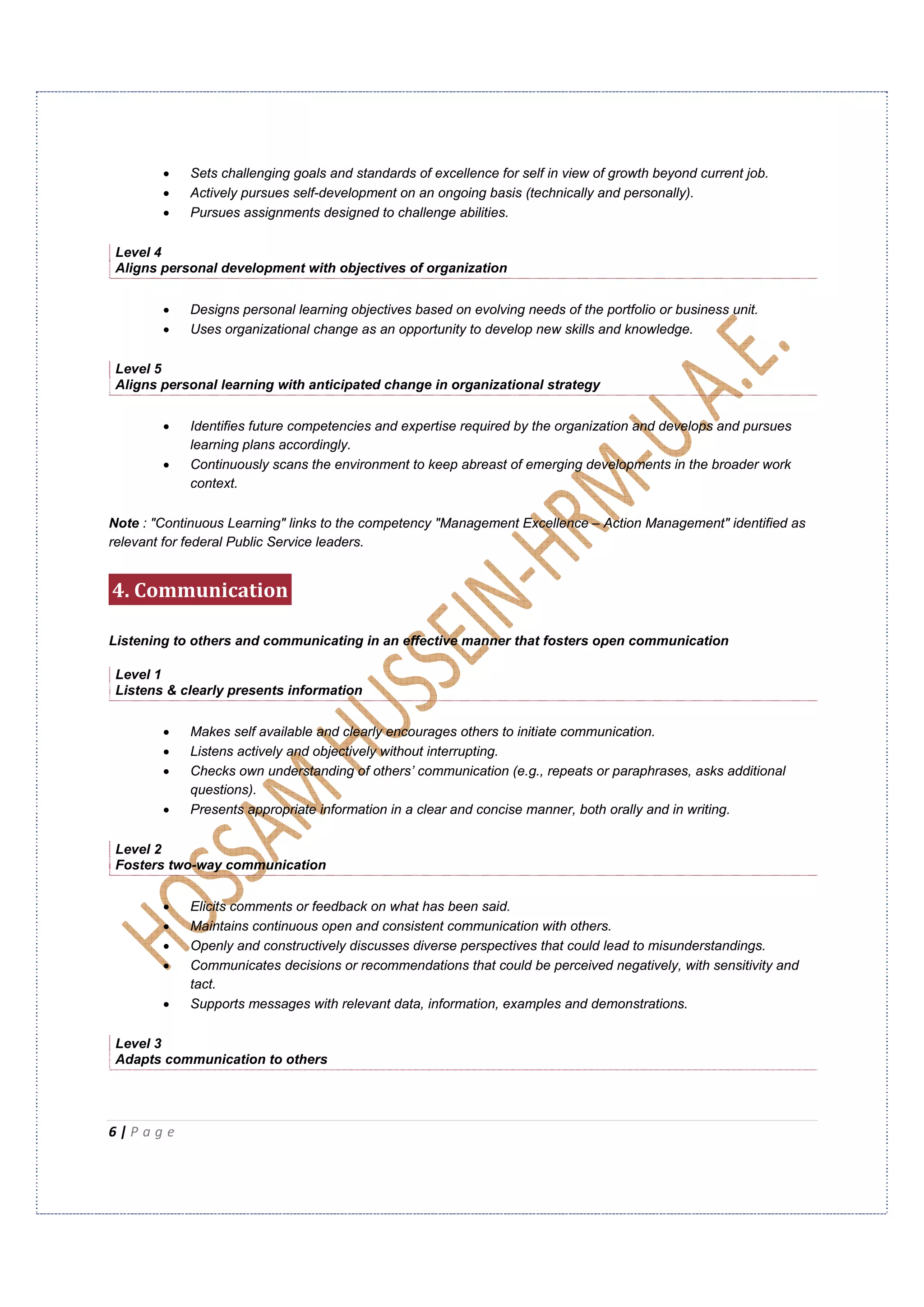 Competency dictionary | PDF