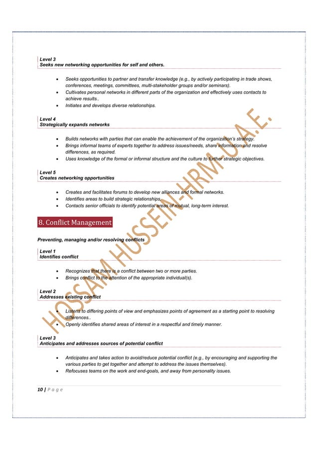 Competency dictionary | PDF