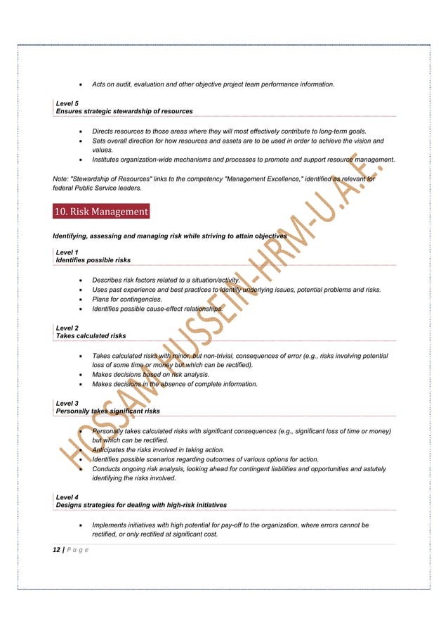 Competency dictionary | PDF