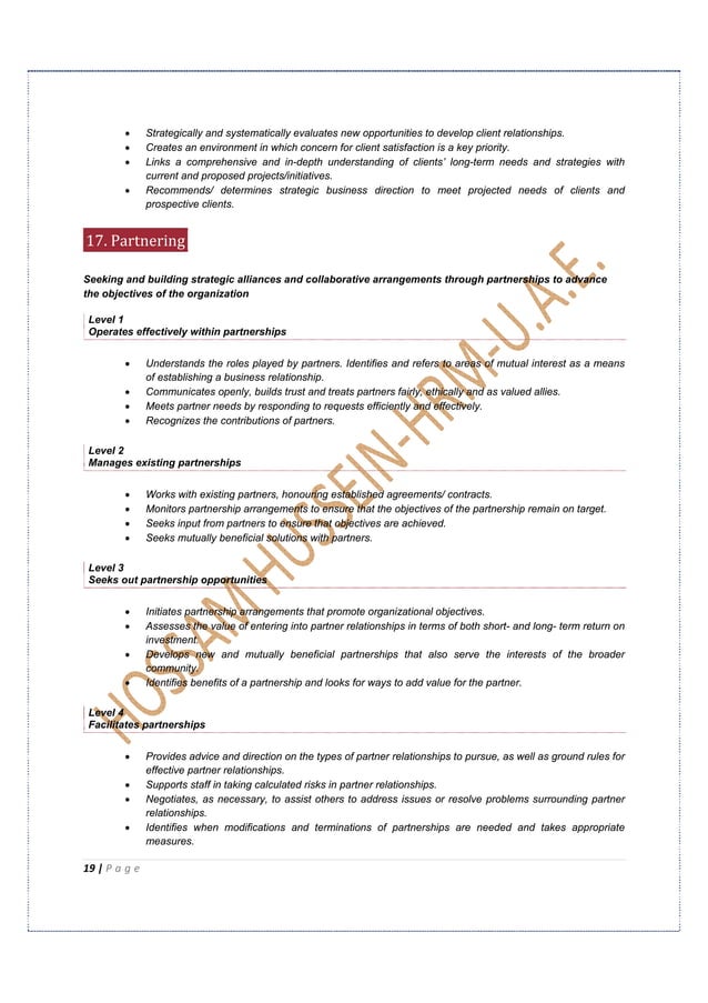 Competency dictionary | PDF