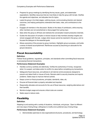 Competency Questionnaire | PDF