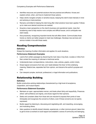 Competency Questionnaire | PDF