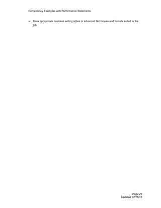 Competency Questionnaire | PDF