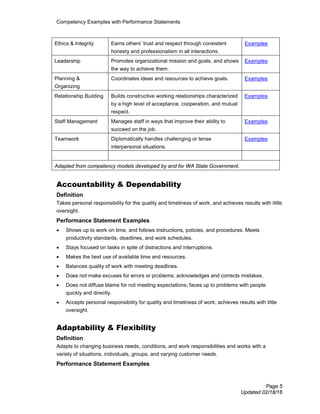 Competency Questionnaire | PDF