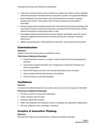 Competency Questionnaire | PDF
