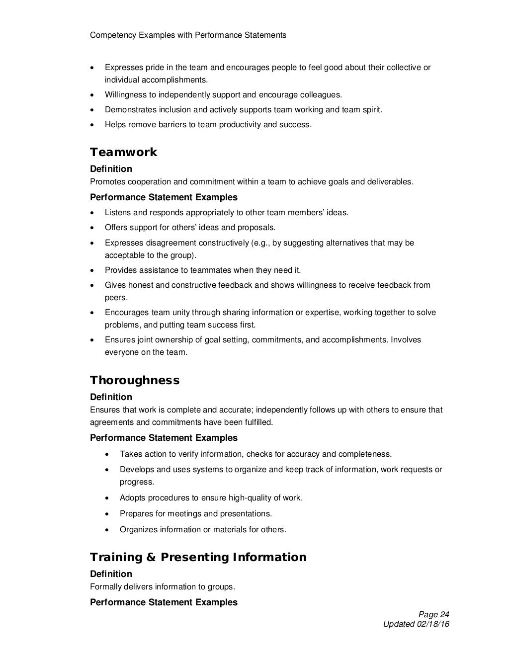 Competency Questionnaire