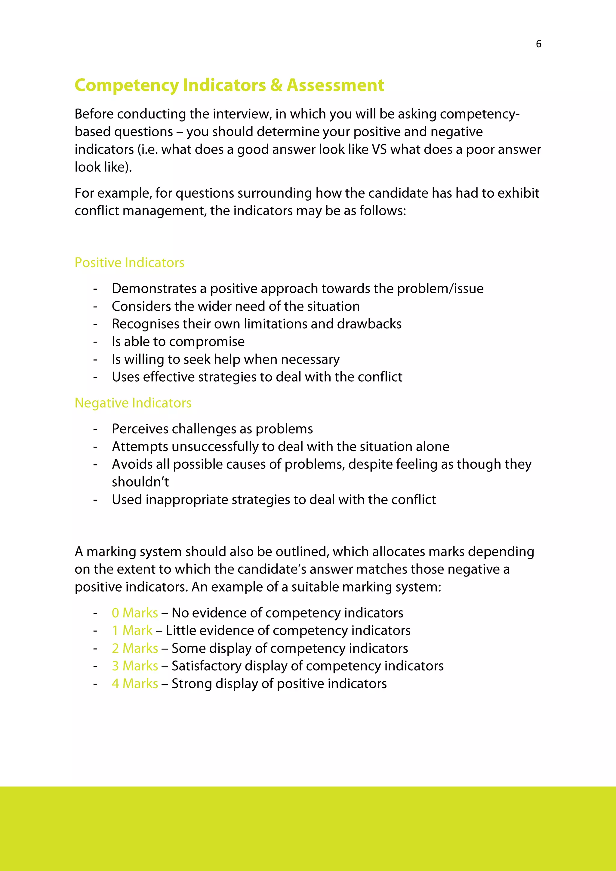 Your Guide to Competency-Based Questions | PDF