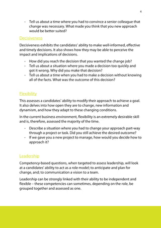 Your Guide to Competency-Based Questions | PDF | Educational Assessment ...