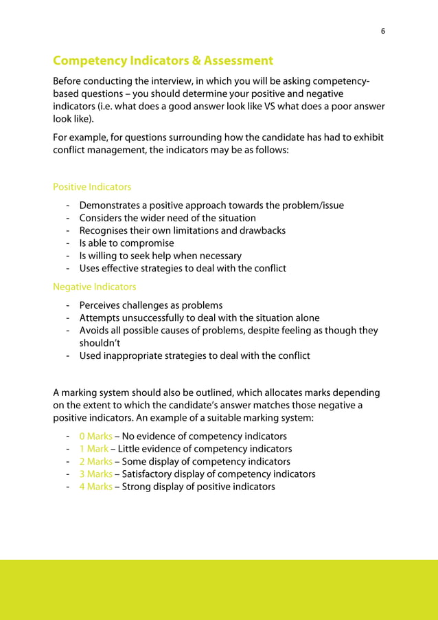 Your Guide to Competency-Based Questions | PDF | Educational Assessment ...