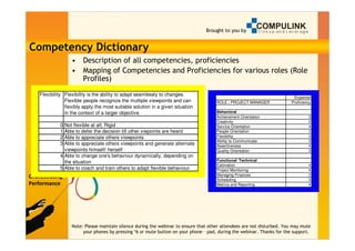 Competency framework | PDF