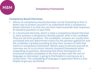 Competency Framework | PPTX | Resume Writing and Advice | Job Search