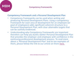 Competency Framework | PPTX | Resume Writing and Advice | Job Search