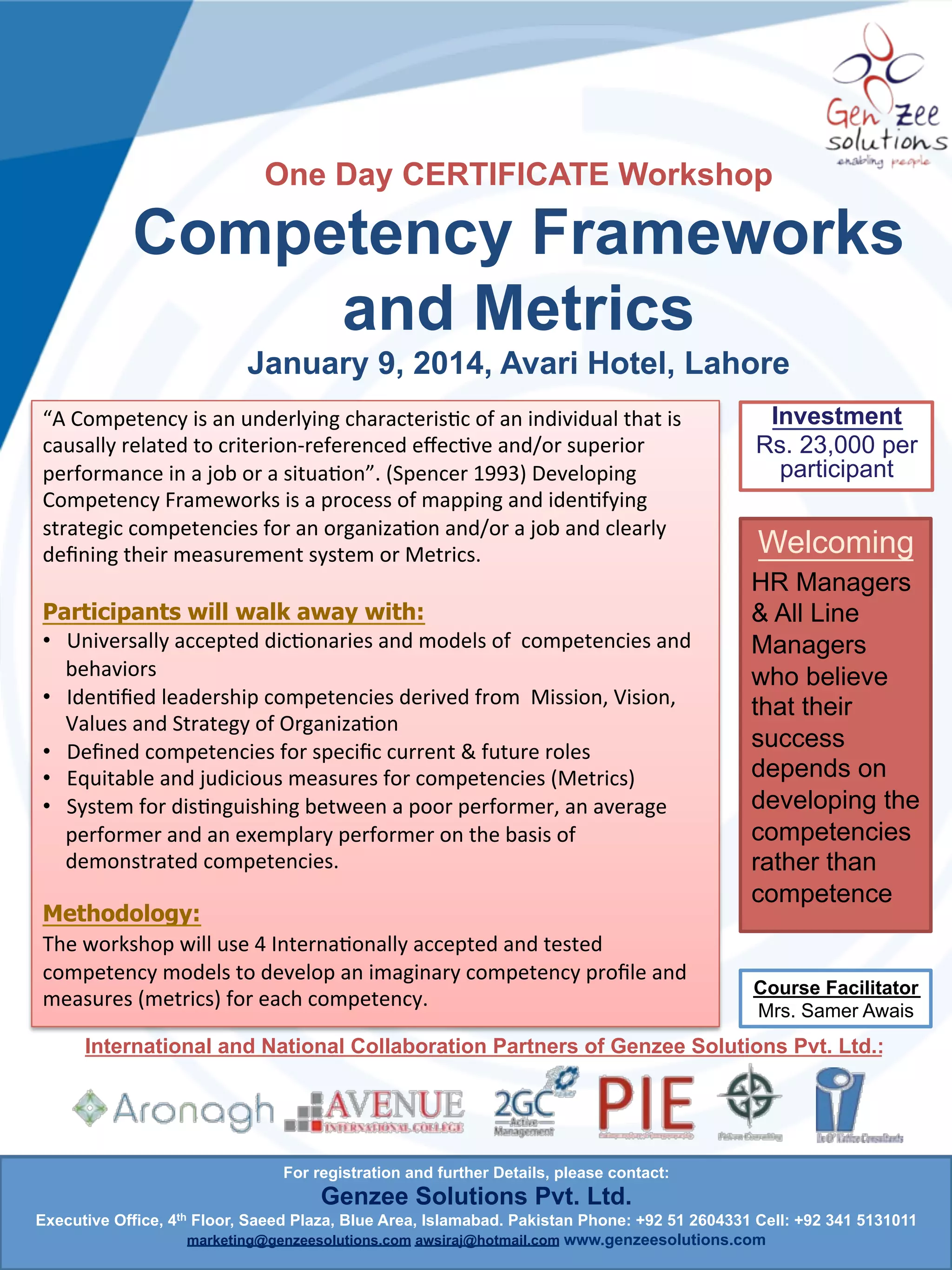 Competency frameworks and metrics | PPT