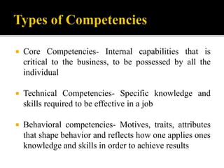 Competency Management | PPTX