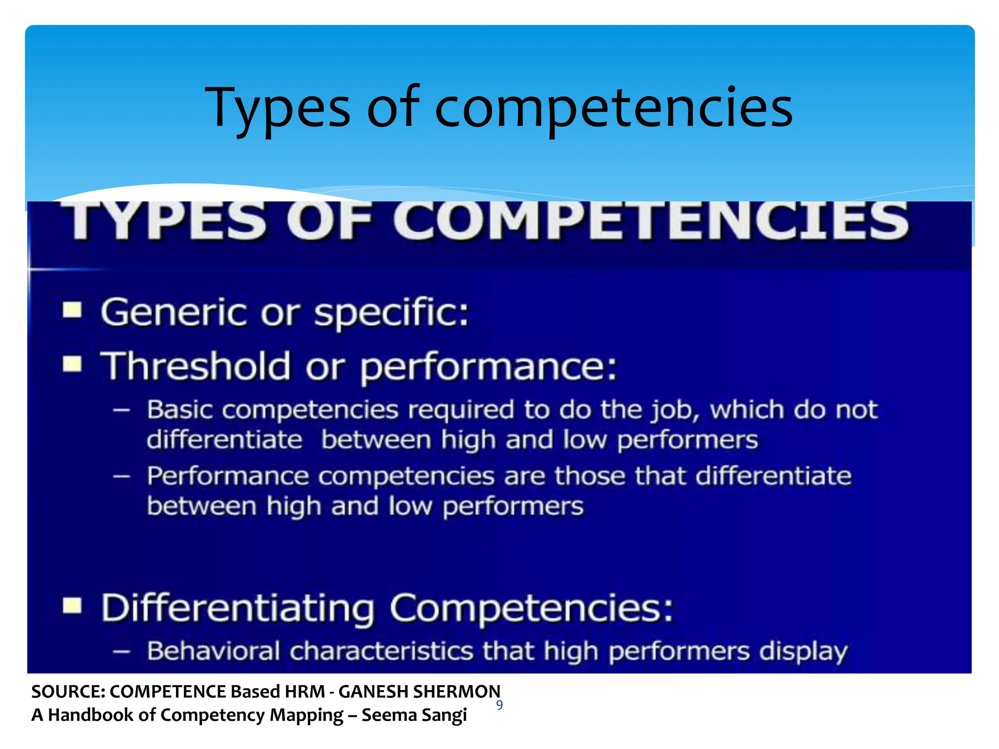 COMPETENCY MANAGEMENT.pptx Human Resource Specialisation | PPTX