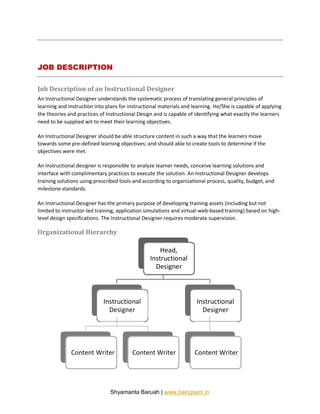 Competency map for an instructional designer | PDF