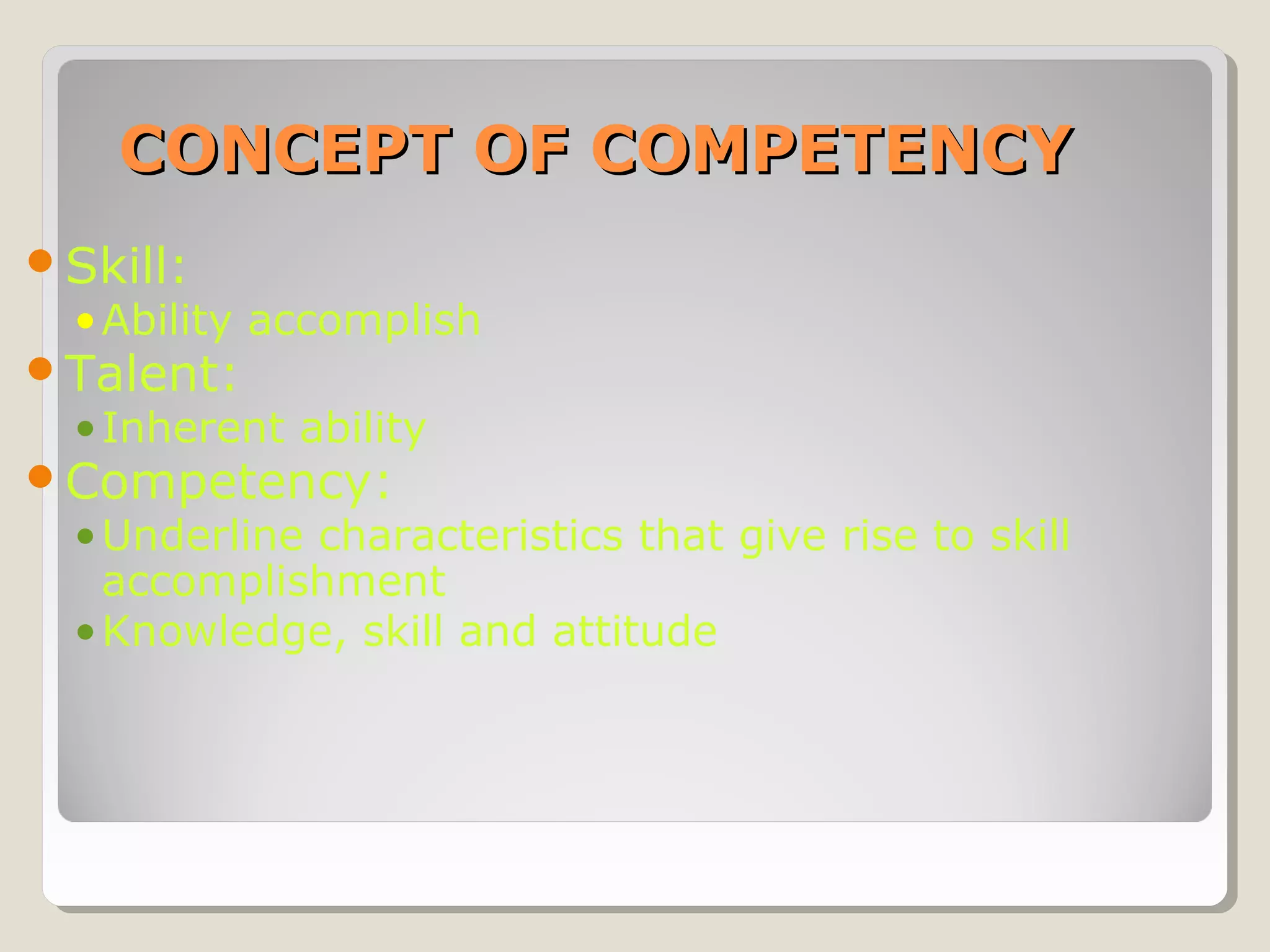 Competency mapping | PPT