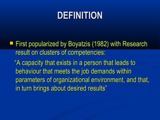 Competency mapping | PPT